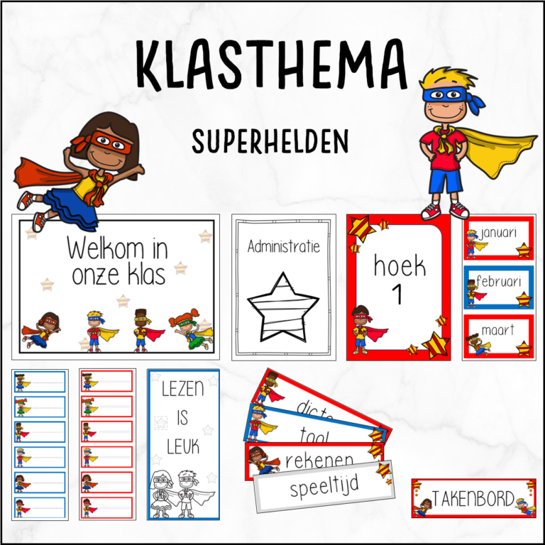 Klasthema superhelden