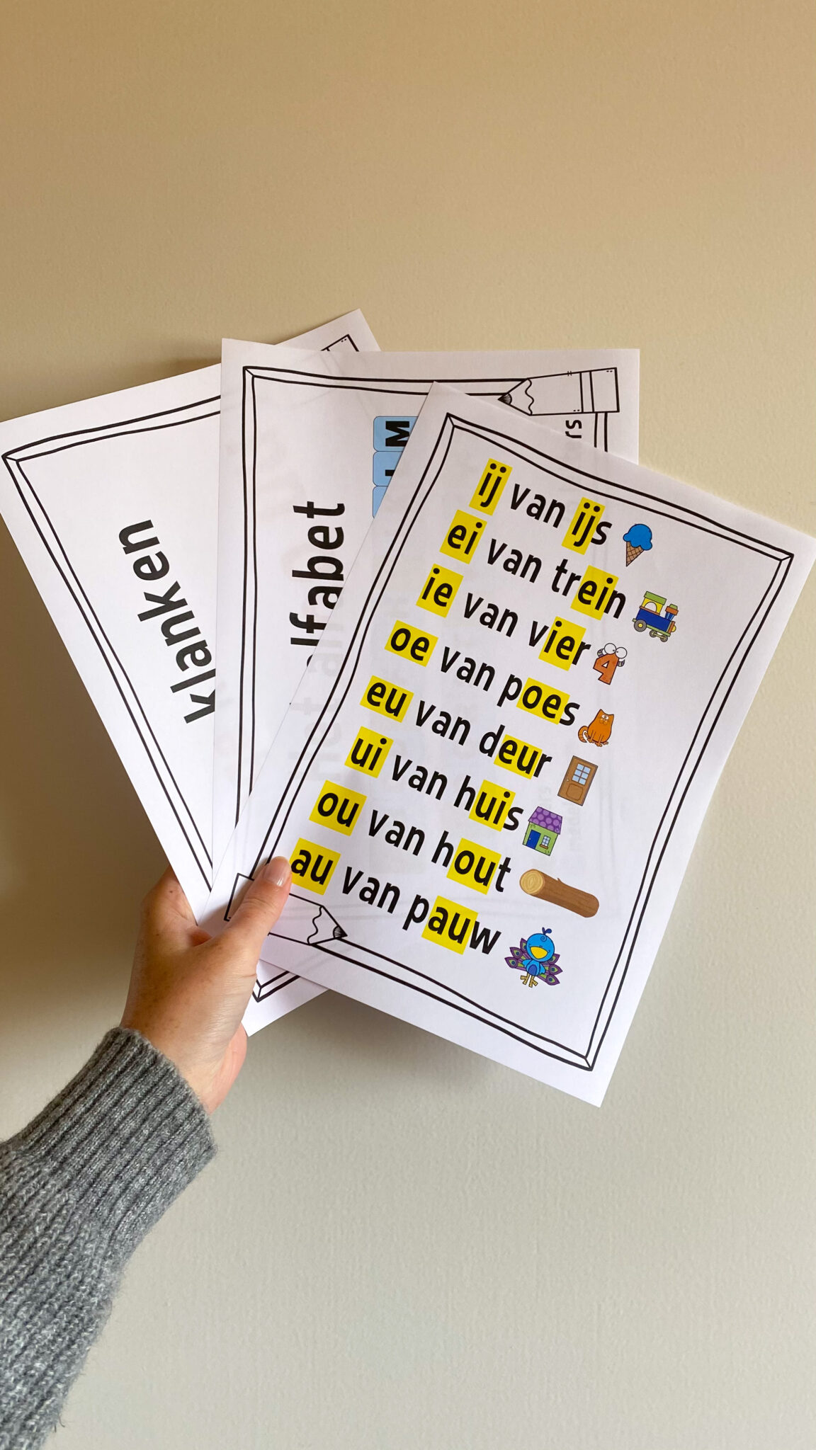 Wandplaten klanken en alfabet · Klasmateriaal