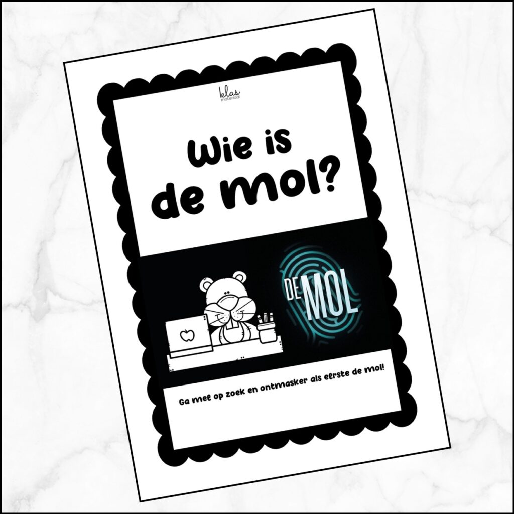 Wie Is De Mol Klasmateriaal Wie Is De Mol Klasmateriaal